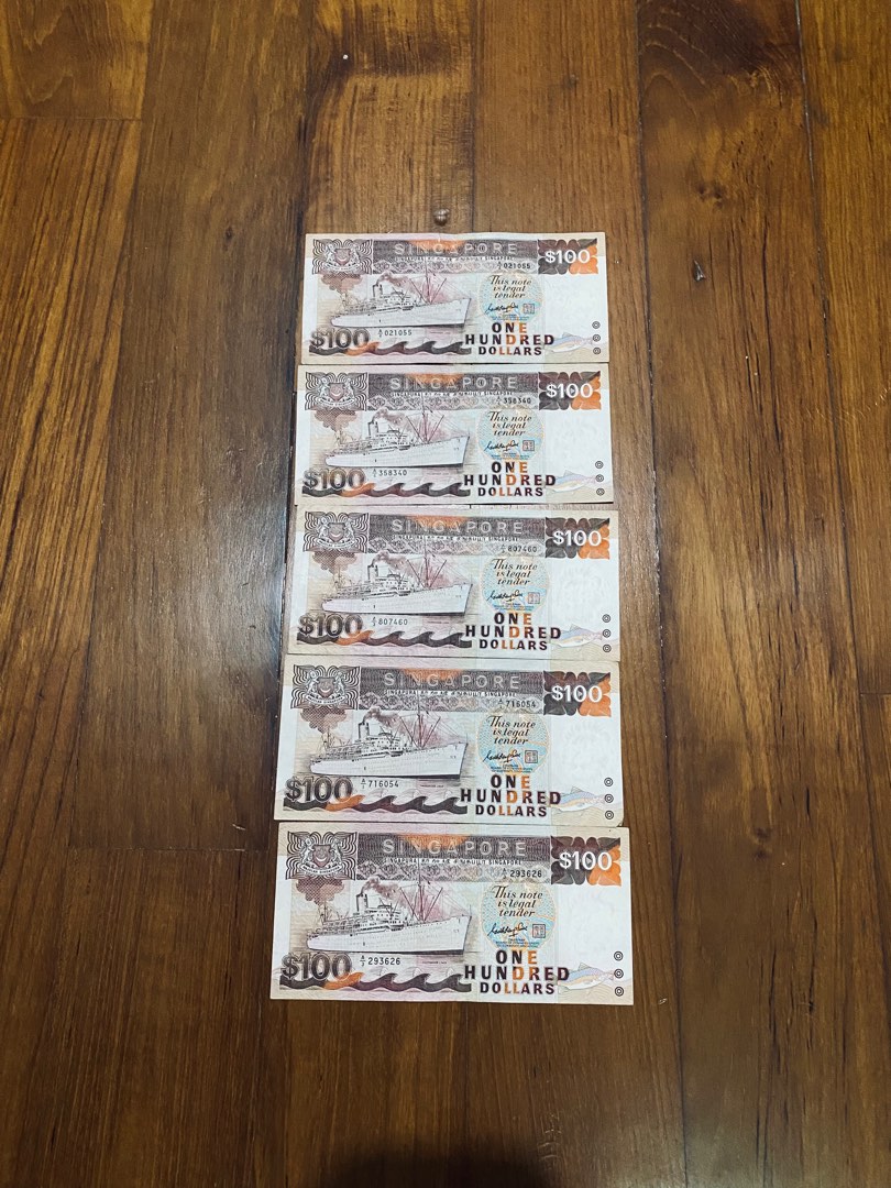 S100 Singapore note, Hobbies & Toys, Memorabilia & Collectibles ...