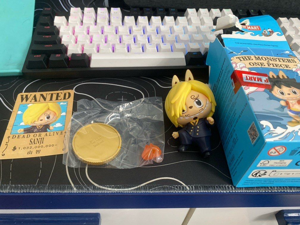 Sanji One Piece Labubu, Hobbies & Toys, Toys & Games on Carousell