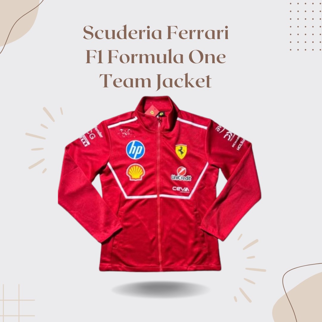 Scuderia Ferrari Formula One Red F1 Jacket Baju F1, Men's Fashion ...