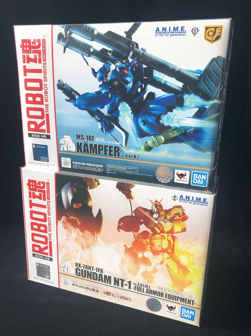 Set Only Bandai Robot Spirits Rx 78nt 1fa Gundam Nt 1 Full Armor 8277