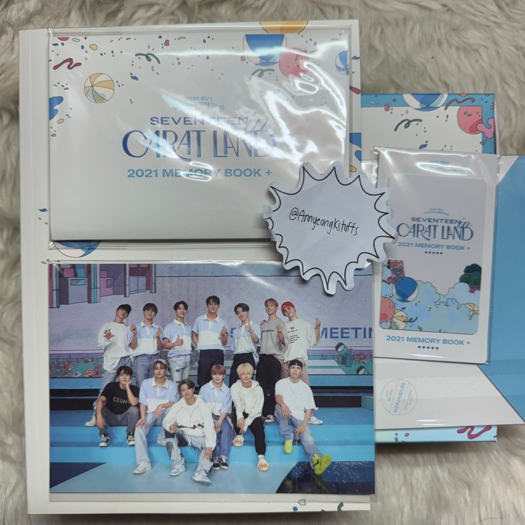 SEVENTEEN SVT in Caratland 2021 Fan Meeting Memory Book Set Photobook ...