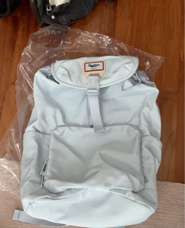 Skechers Baby Blue Backpack - Unisex, A4 Size, Women's Fashion, Bags ...