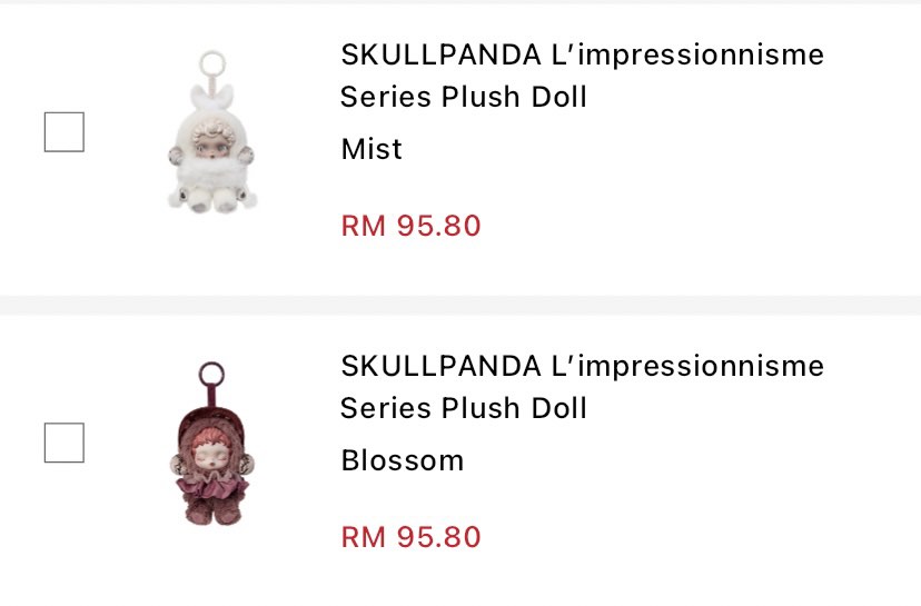 SKULLPANDAL'impressionnisme Mist+blossom, Hobbies & Toys, Toys & Games ...
