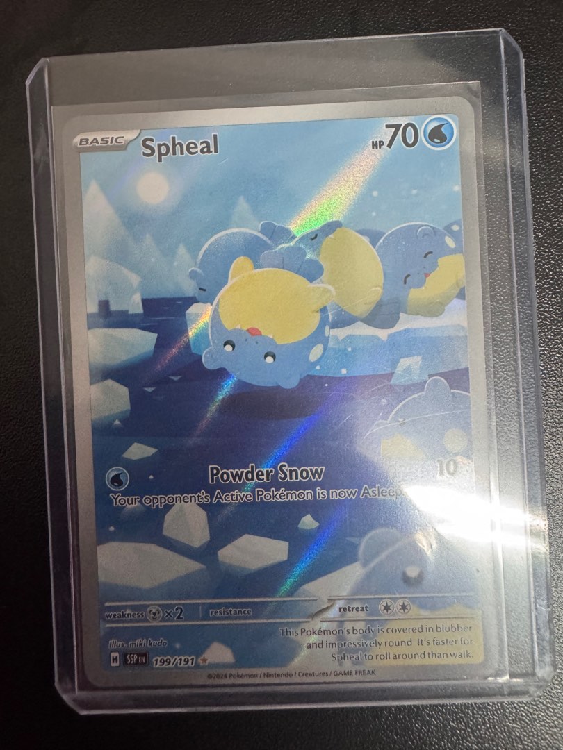Spheal IR Pokemon, Hobbies & Toys, Toys & Games on Carousell