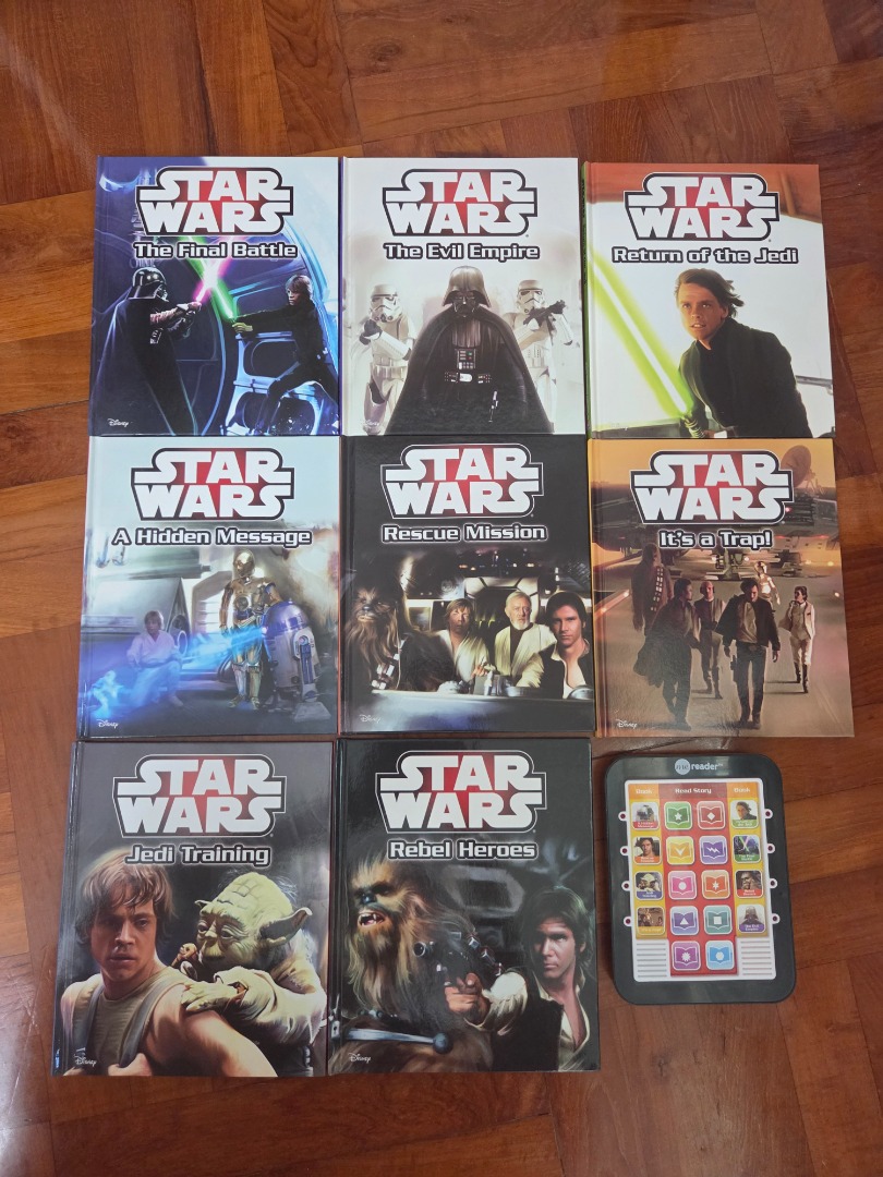 Starwars Story Reader me reader(一套8本連發聲機), 興趣及遊戲, 書本 & 文具, 漫畫 - Carousell