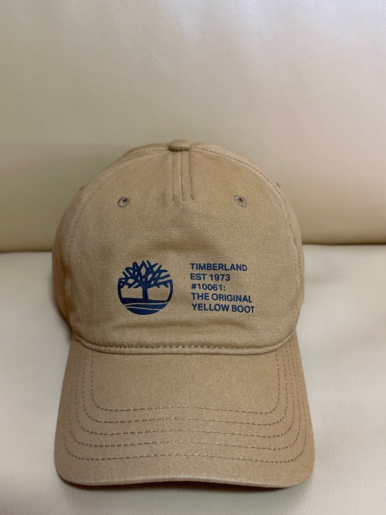 Timberland Original Logo Baseball Cap, Men's Fashion, Watches ...