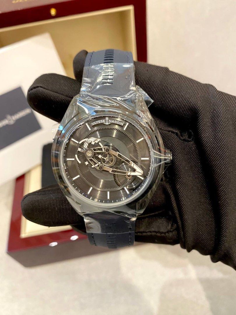 ULYSSE NARDIN FREAK X CARBONIUM TOURBILLON REF 2303-270/CARB BLACK DIAL ...