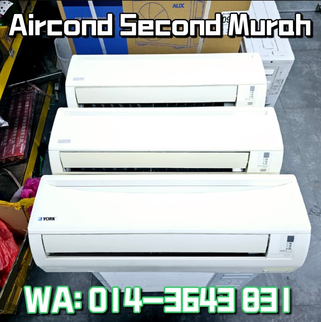 USED Aircond DAIKIN ACSON YORK Second Hand ⚠️SIAP PASANG!!, TV & Home ...