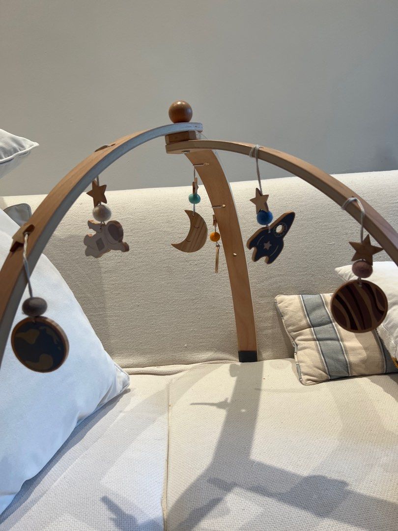 Wooden Activity Arch, Babies & Kids, Infant Playtime on Carousell