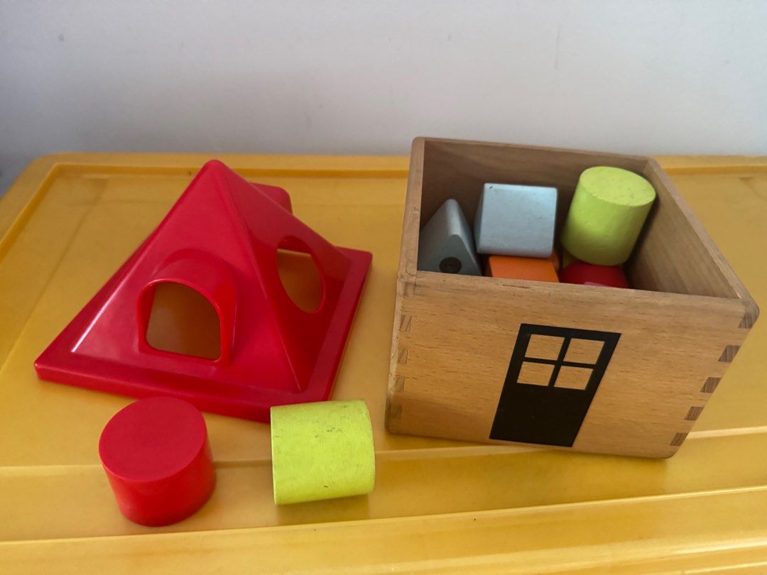 Wooden shape sorter (ikea), Babies & Kids, Infant Playtime on Carousell