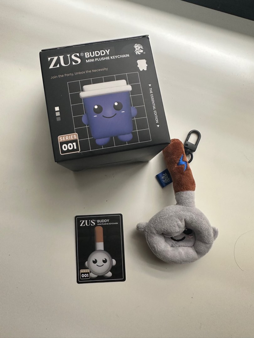 ZUS BUDDY MINI PLUSHIE KEYCHAIN PORTA PAL, Hobbies & Toys, Toys & Games ...