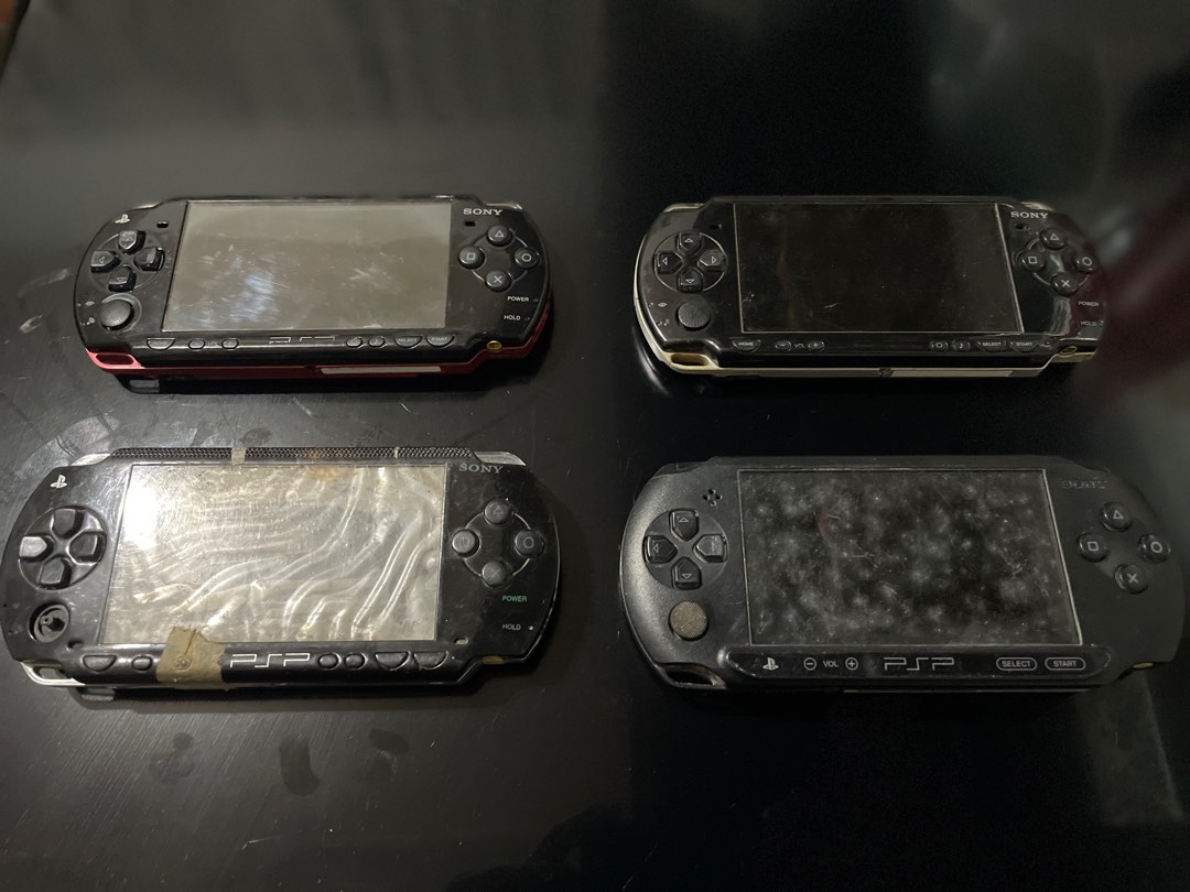 (4pcs) Sony PSP (Defective) For Sale — ₱1,499 fix (READ FIRST), Video ...