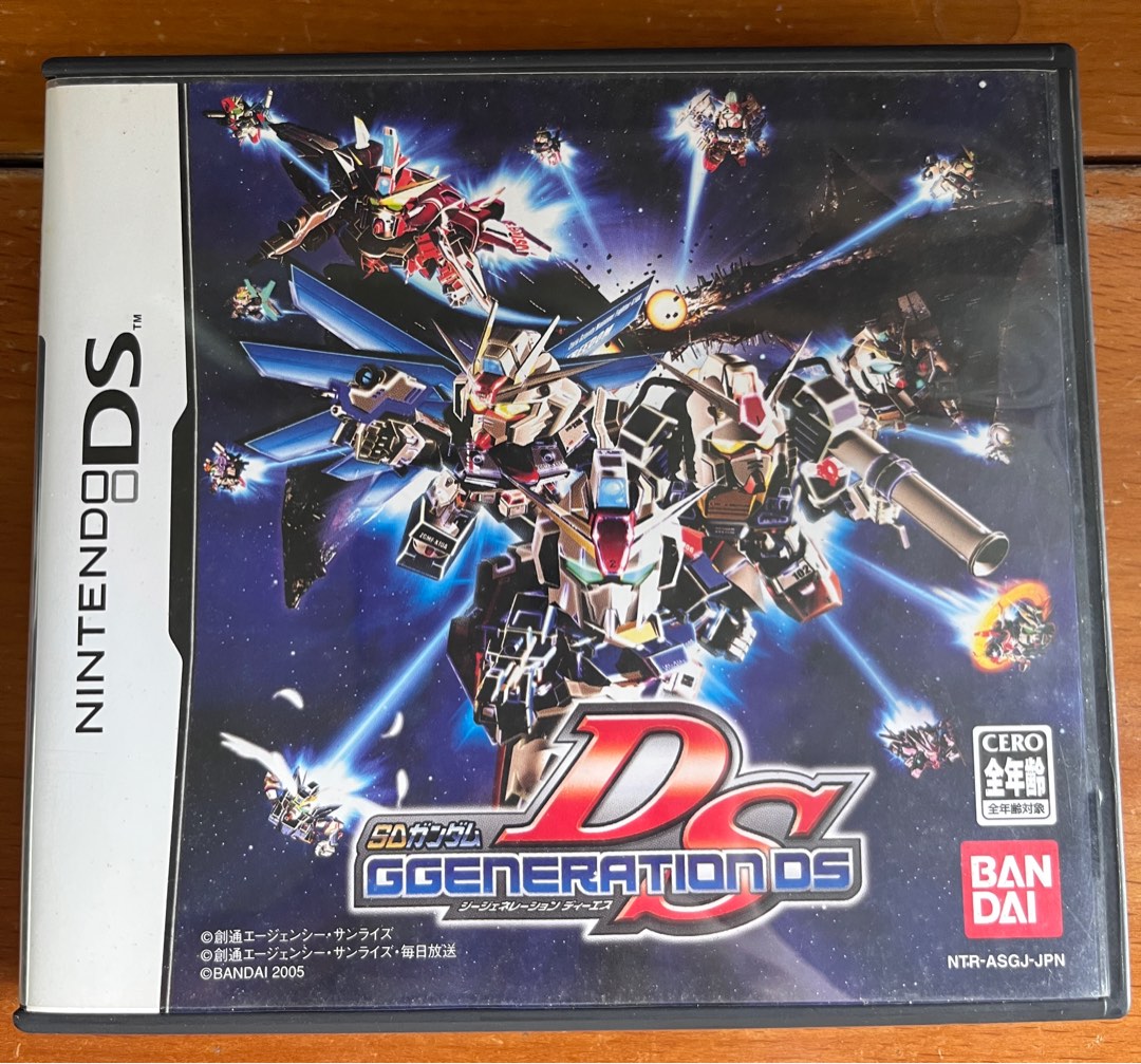 舊二手遊戲 任天堂NDS SD Gundam高達 G Generation DS, 電子遊戲, 電子遊戲機, Nintendo 任天堂 - Carousell
