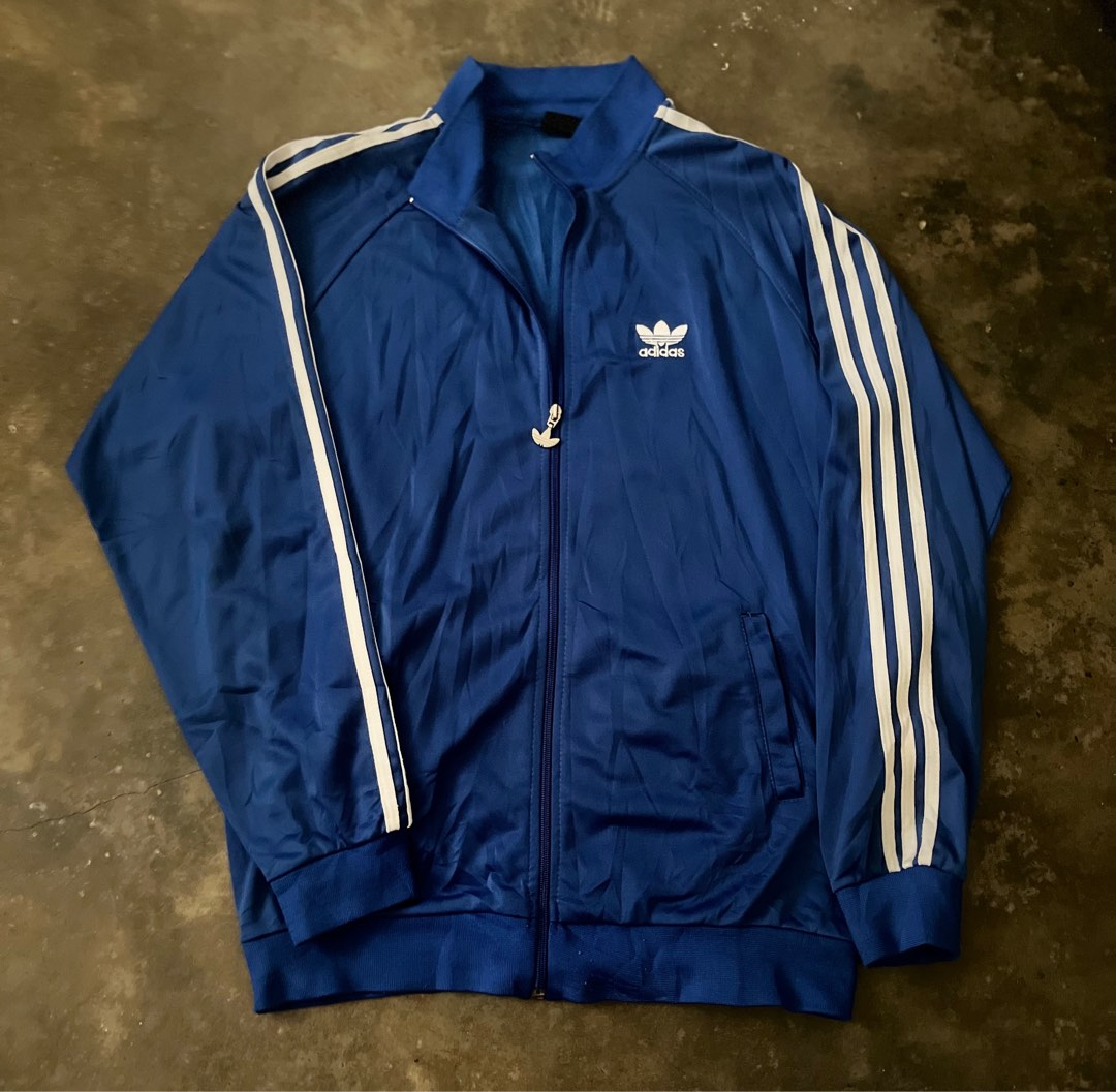 ADDIAS TRACK TOP ROYAL BLUE, Men's Fashion, Coats, Jackets and ...