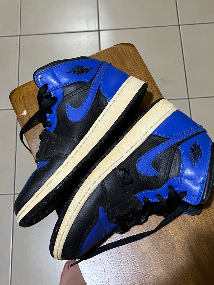 Air Jordan Royal Blue mid high, Men's Fashion, Footwear, Sneakers on ...