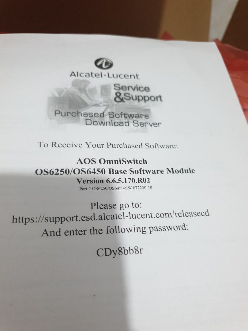 Alcatel-Lucent OmniSwitch OS6450-24 Layer 3 Switch., Computers & Tech, Office & Business ...