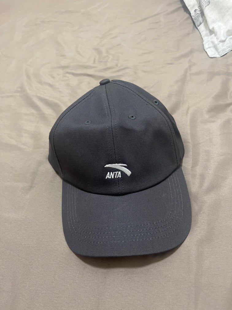 Anta dark grey cap, Men's Fashion, Watches & Accessories, Cap & Hats on ...