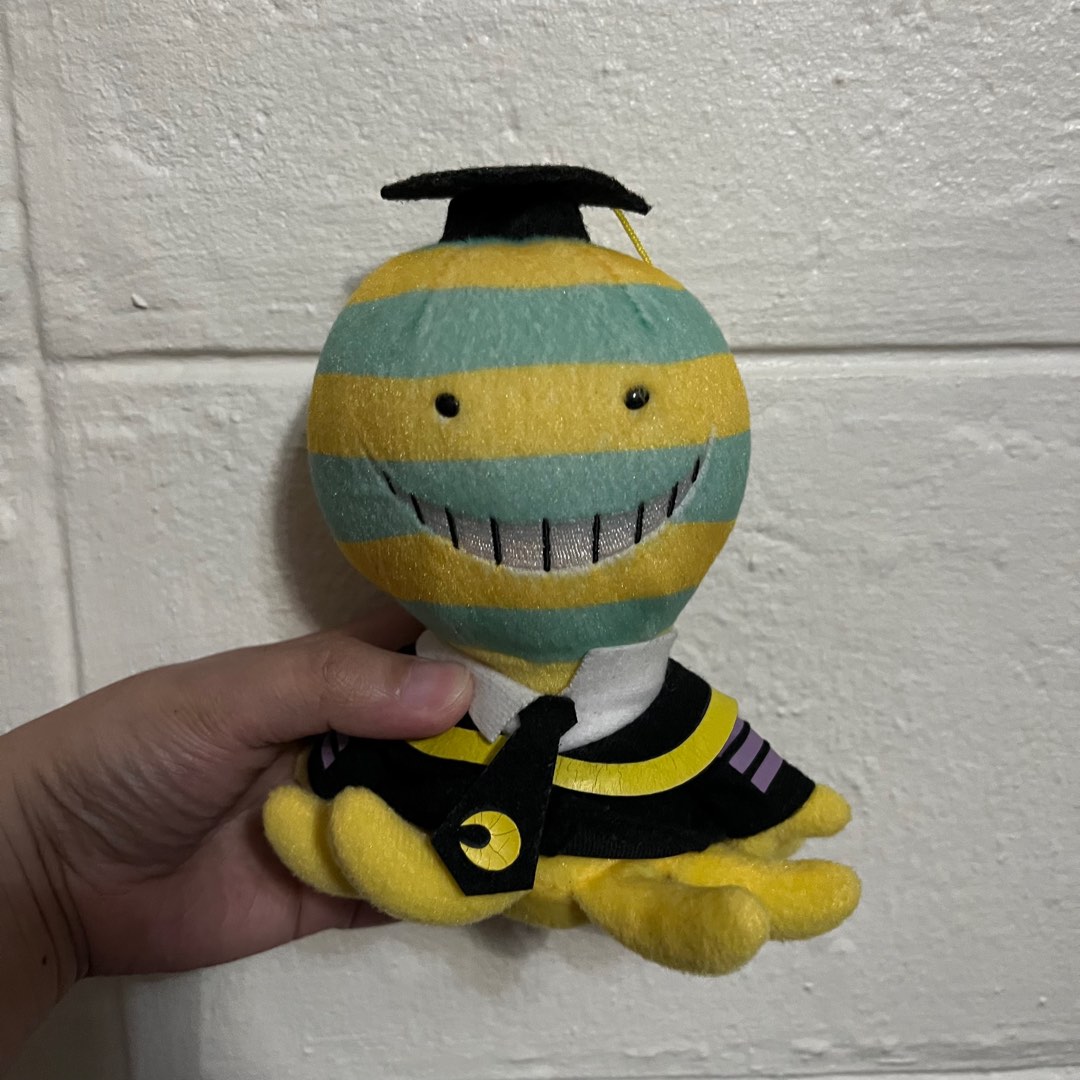 Assassination Classroom Yellow and Blue Stripes Graduate Koro Sensei ...