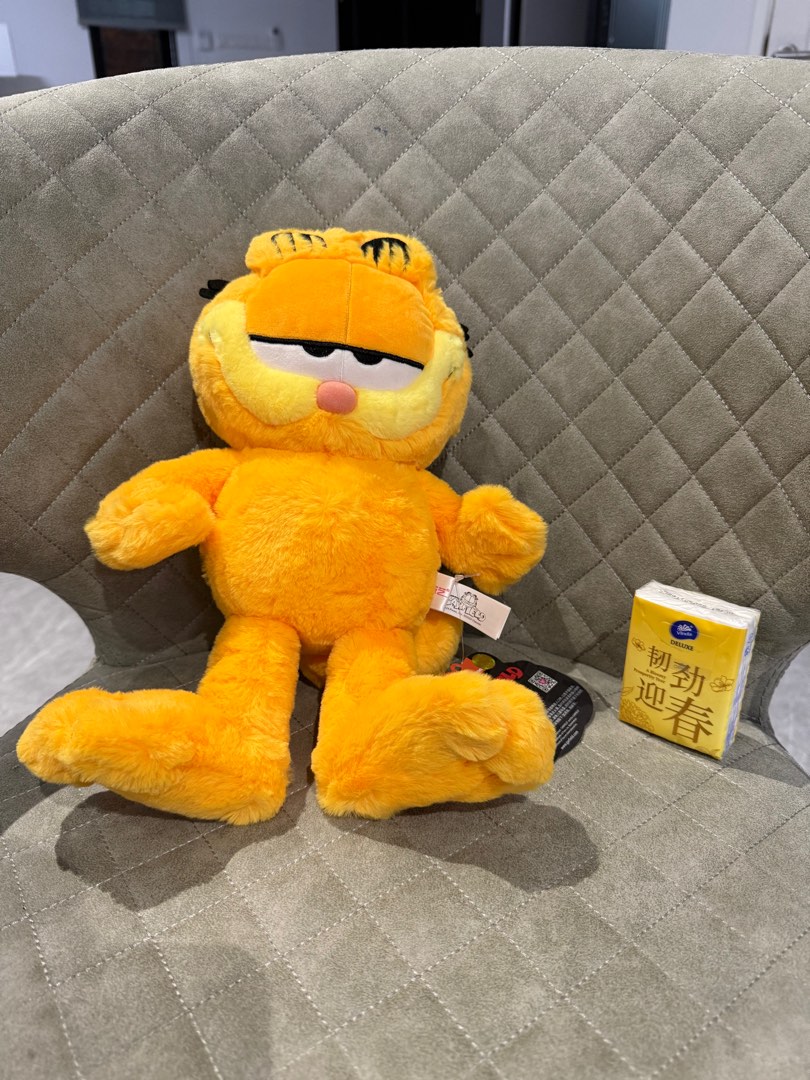 Authentic Garfield Soft Toy, Hobbies & Toys, Toys & Games on Carousell