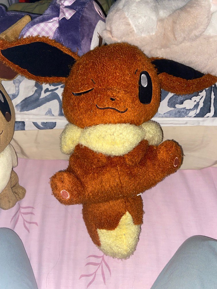 Banpresto Pokemon Fuzzy Relaxing Eevee Plush, Hobbies & Toys, Toys ...