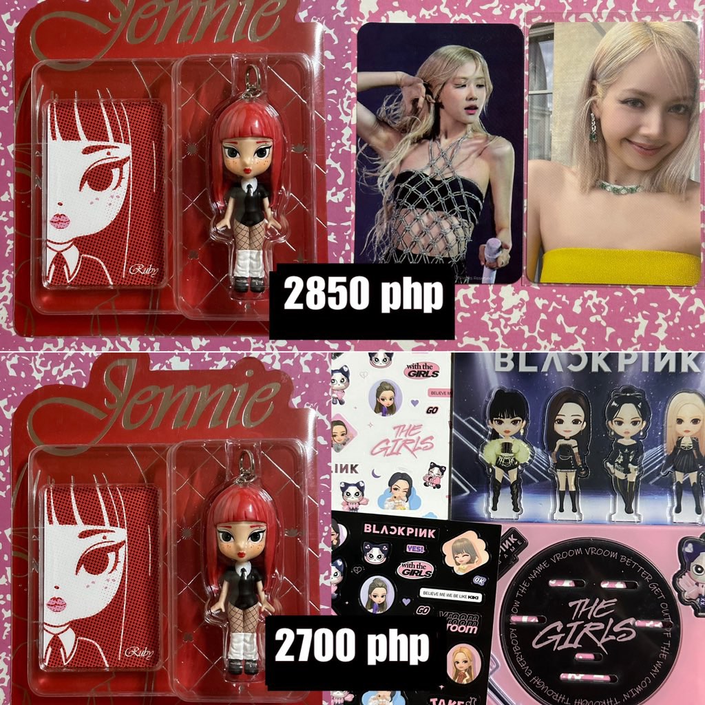 Blackpink Jennie Ruby Figure Keychain Set, Hobbies & Toys, Memorabilia ...