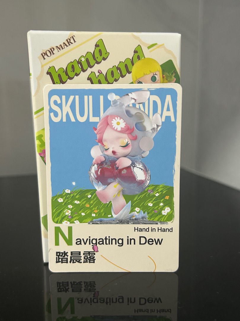 BNIF Skullpanda Navigating in Dew Popmart Hand in Hand Series, Hobbies ...