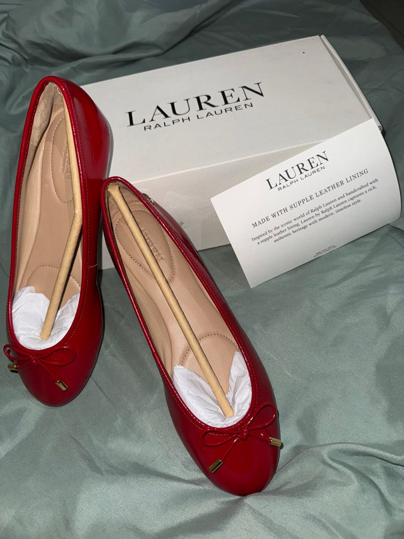 Brand New Ralph Lauren Jayna Ballet Flats, Women's Fashion, Footwear ...