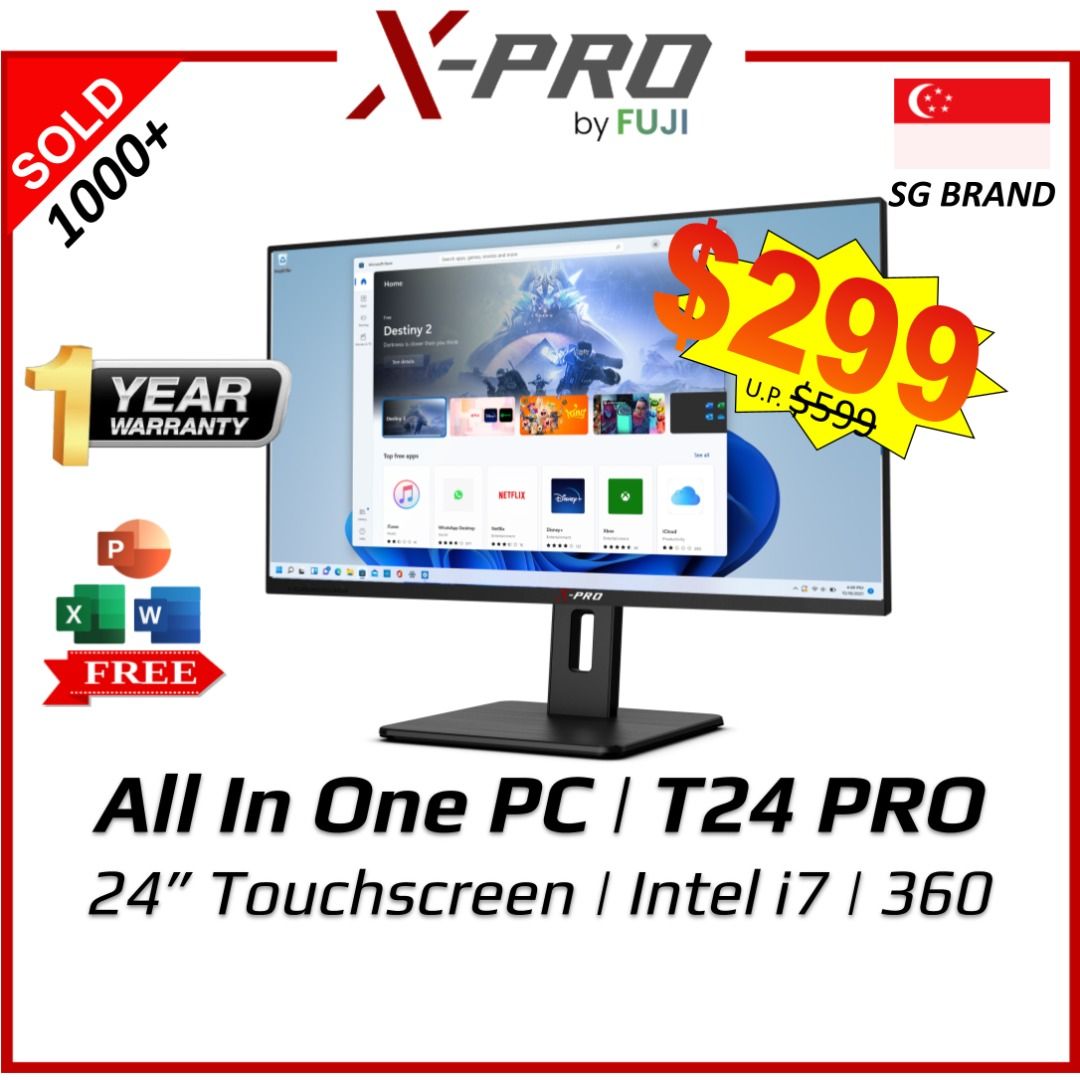 Brand New XPro All In One PC - T24 PRO - 24 Inch Touch Screen - 360 ...