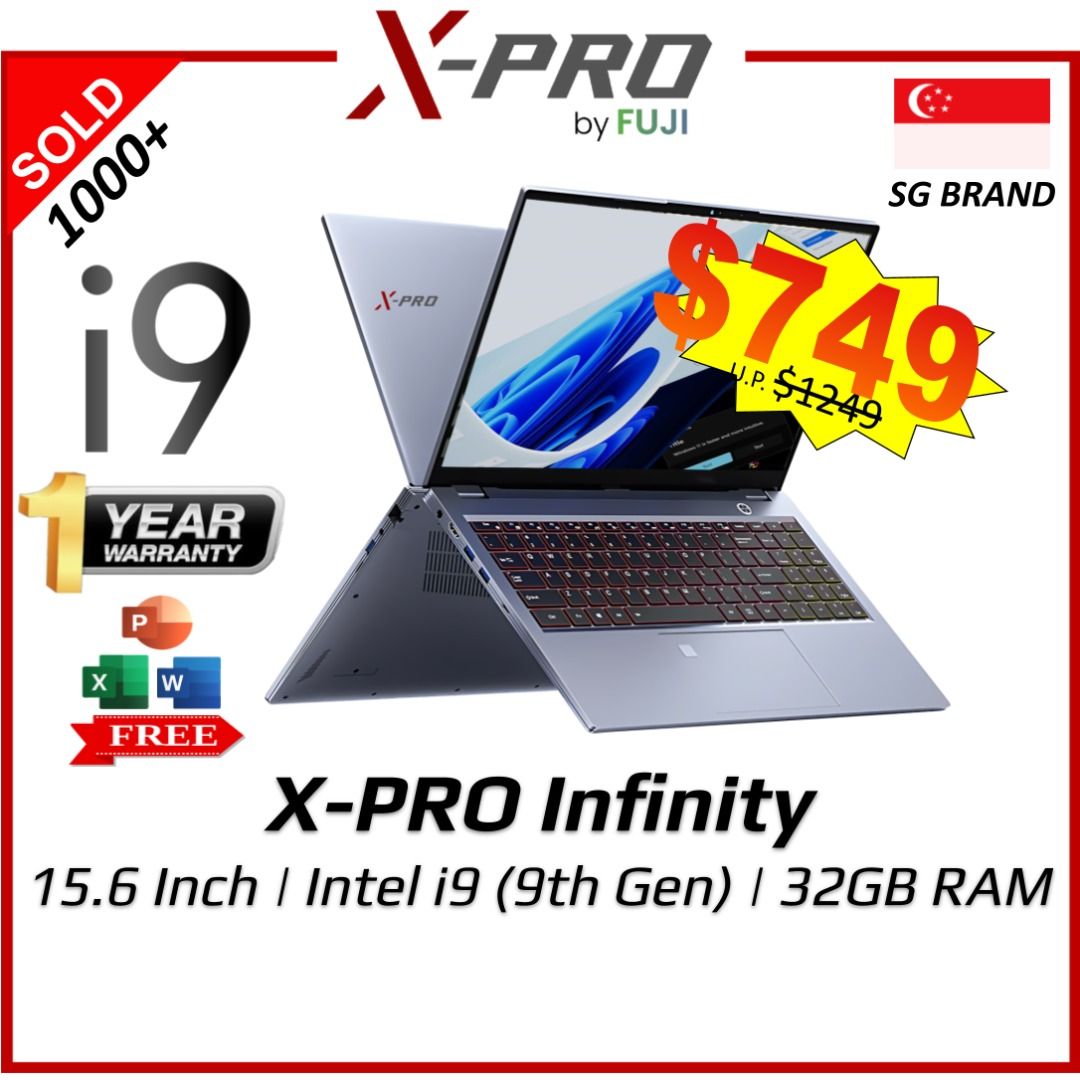 Brand New XPro Infinity Intel i9 Laptop - 9th Gen i9 Fast Speed ...