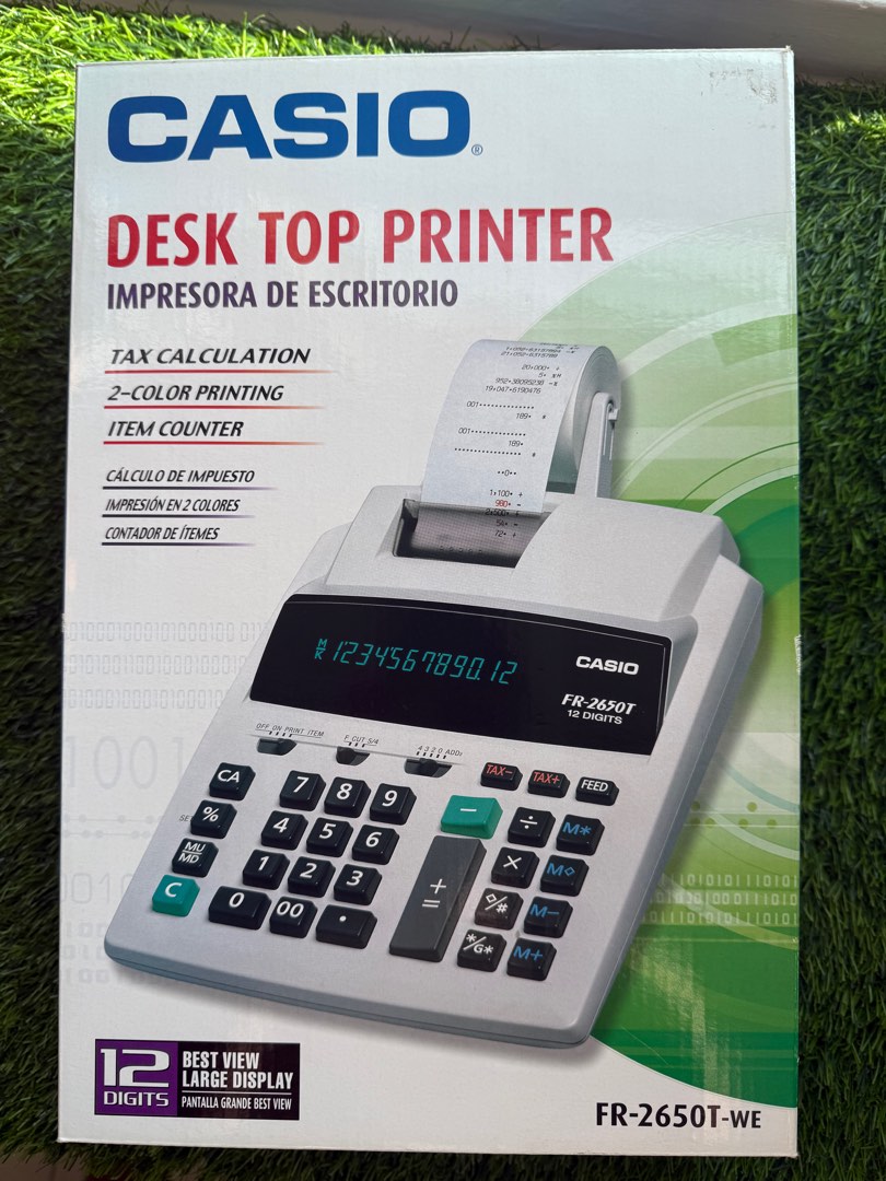 Casio desktop printer FR-2650T-WE, Computers & Tech, Office & Business ...