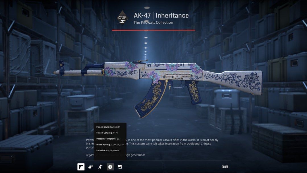 CS2 AK-47 Inheritance FN Low FV Buff Price, Video Gaming, Gaming ...