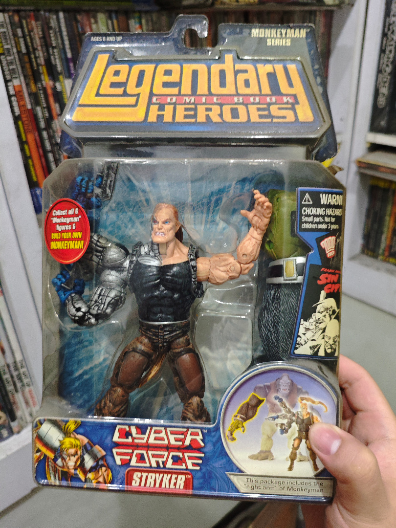 Cyber Force Stryker Monkeyman BAF Legendary Comic Book Heroes Series 2 ...