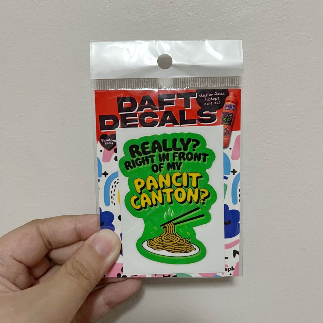 Daft Decals Pancit Canton Sticker, Hobbies & Toys, Stationary & Craft ...