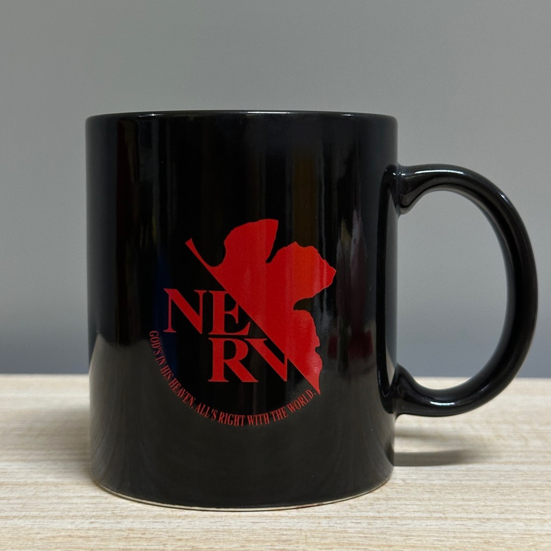 Evangelion Store Tokyo-01 NERV Black Mug - Php 300 height: 9.2cm rim: 7 ...