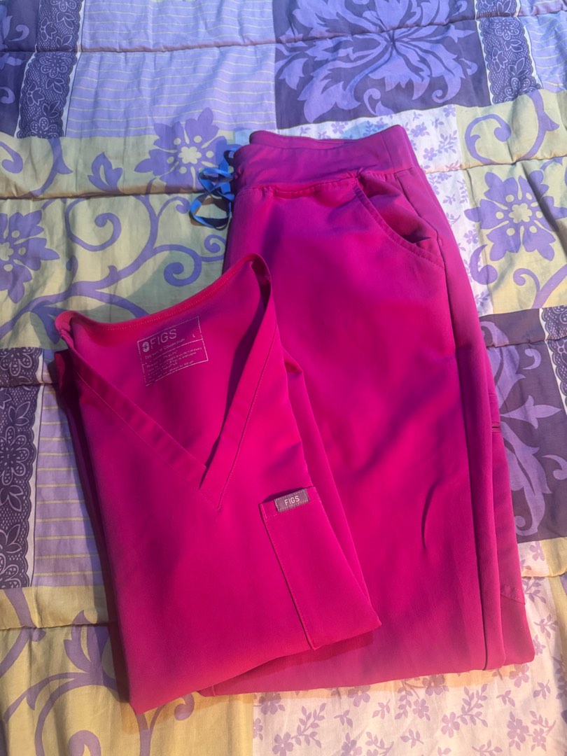 Figs Raspberry Sorbet - Large Size, Women's Fashion, Activewear on ...