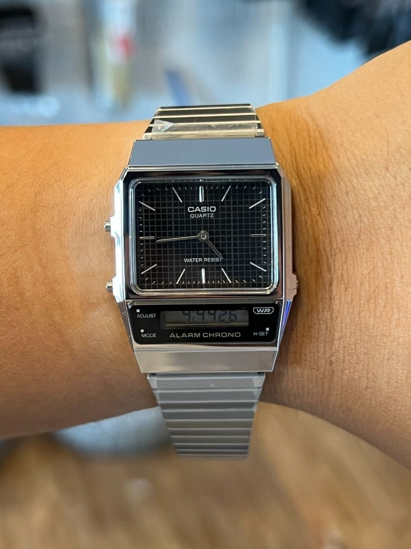 FREE SHIPPING!! ORIGINAL CASIO ANALOG DIGITAL VINTAGE UNISEX WATCH AQ ...