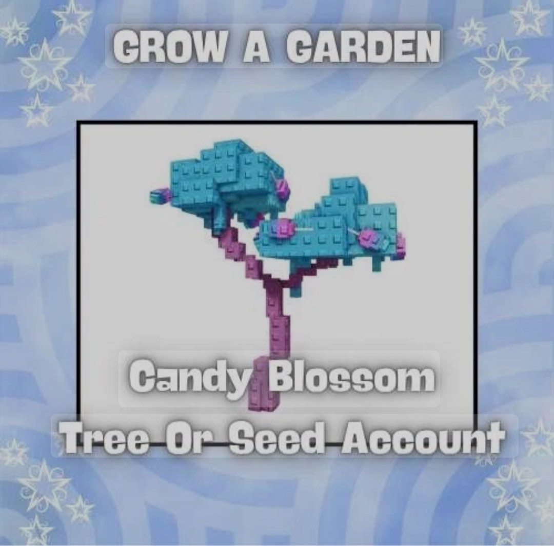 GAG candy blossom tree acc with 2 cb trees , Video Gaming, Video Games, Others on Carousell
