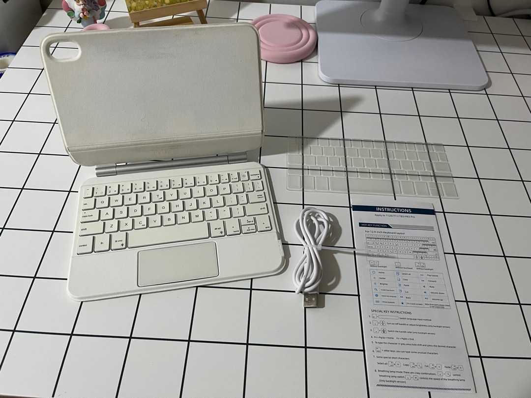 Goojodoq Magic Keyboard 3rd Gen White Ipad Mini 6, Computers & Tech ...