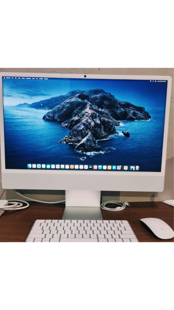 ibox iMac M4 silver ram 16gb ssd 256gb maret 2026, Elektronik, Komputer ...
