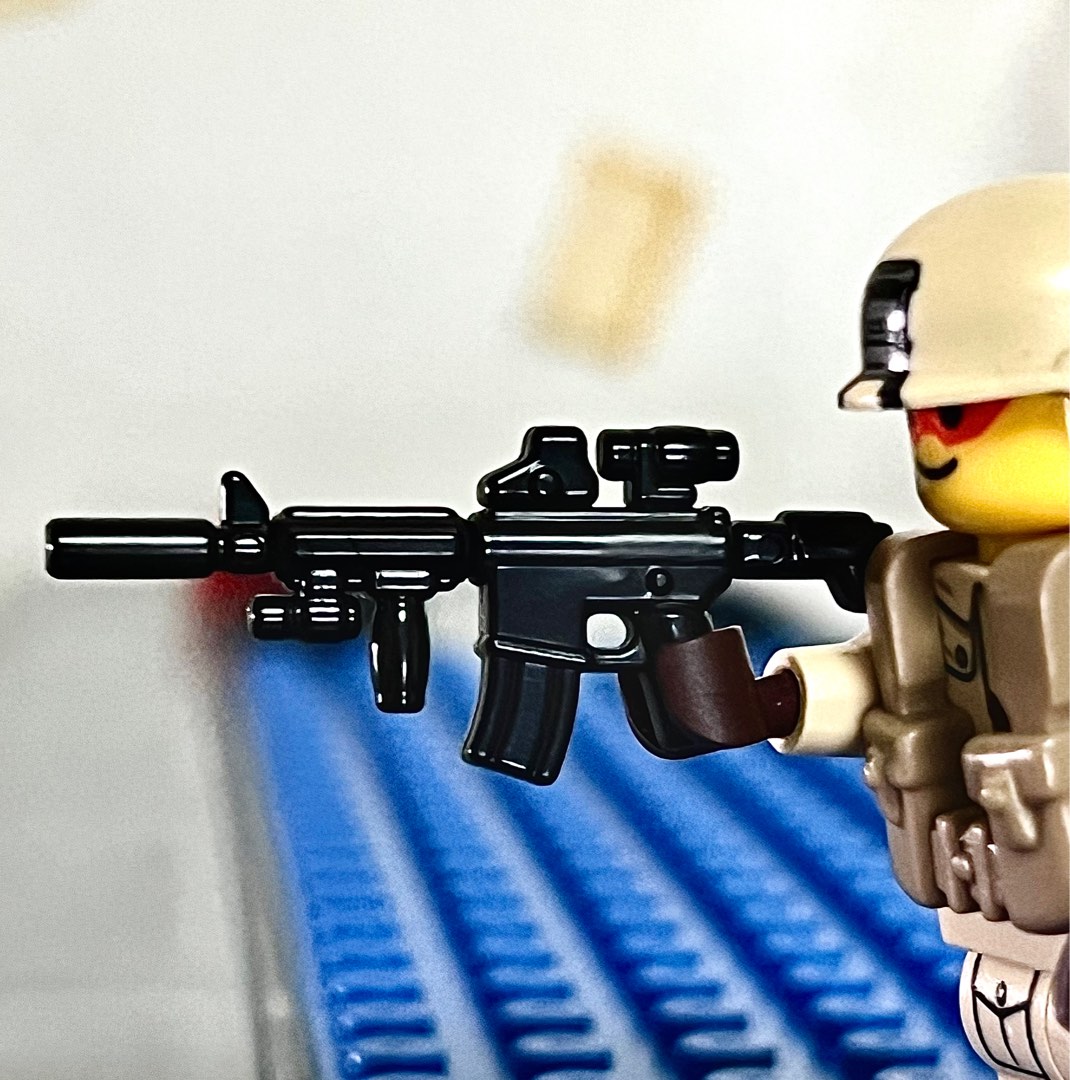 Lego Brickarms M4-TAC Suppressor - Rifle Gun, Hobbies & Toys, Toys ...