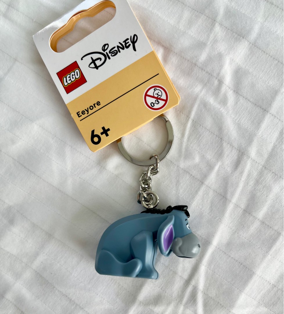 Lego eeyore Keychain winnie the pooh, Luxury, Accessories on Carousell