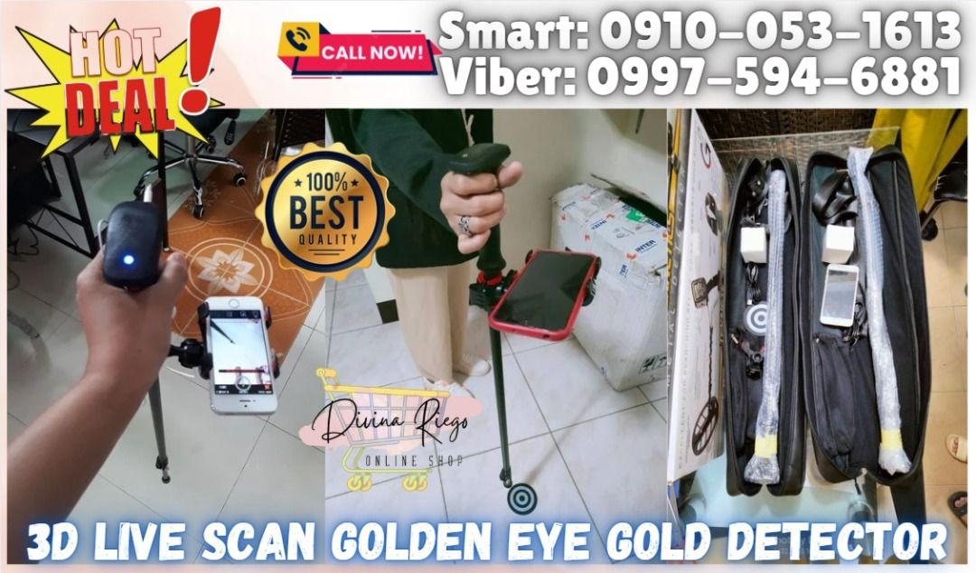 Live 3D Scan Metal and Gold Detector 30 Meters Depth, Everything Else ...