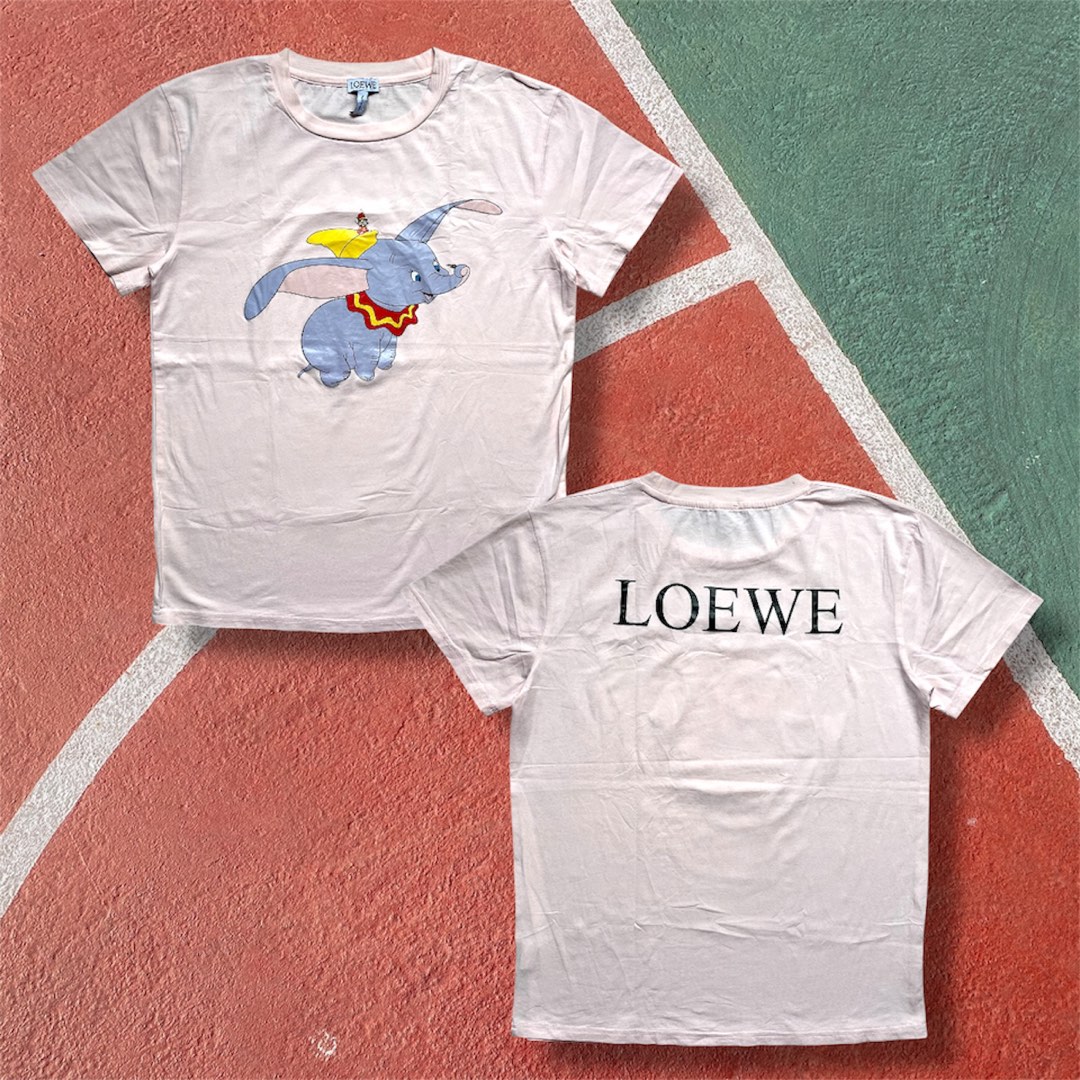 LOEWE x Disney Dumbo Pink Tee, Men's Fashion, Activewear on Carousell