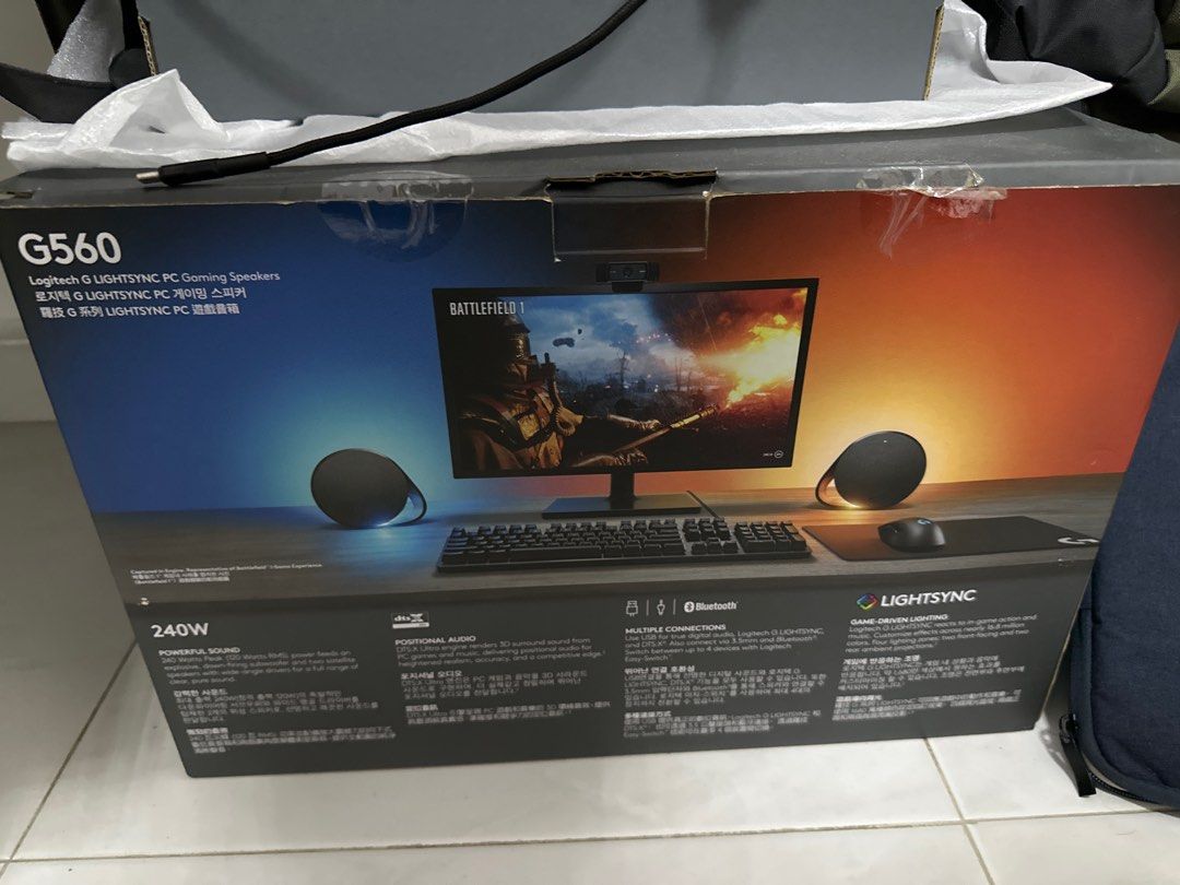 Logitech G560, Audio, Soundbars, Speakers & Amplifiers on Carousell
