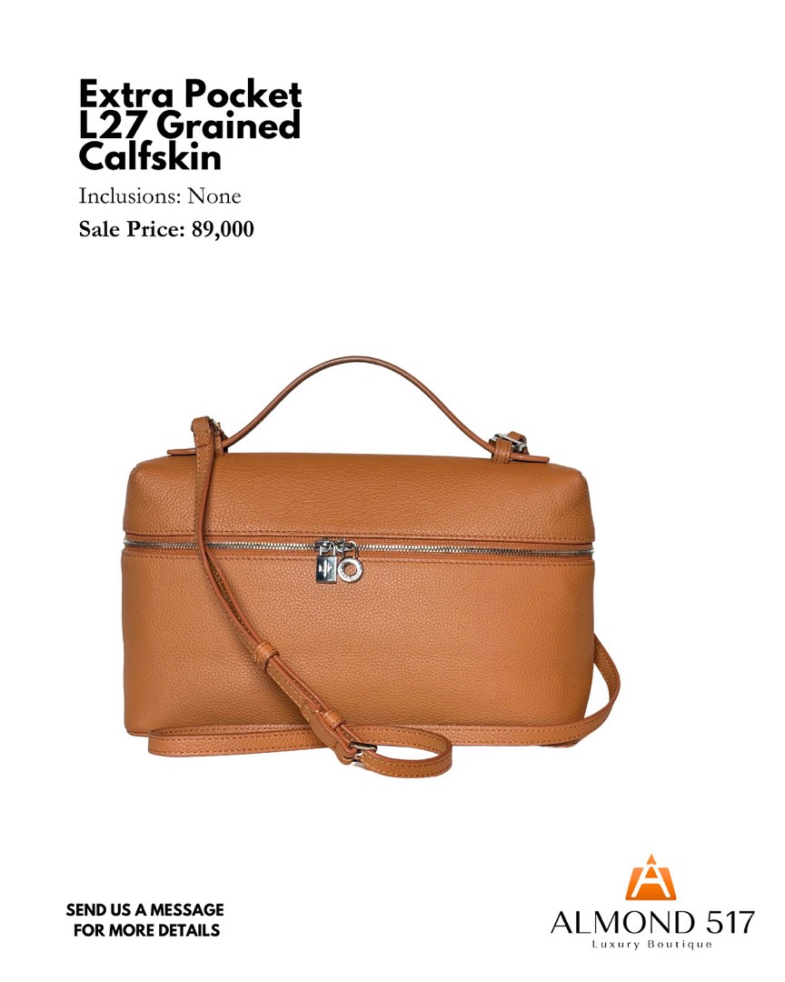 Loro Piana extra pocket L27 grained calfskin, Luxury, Bags & Wallets on ...