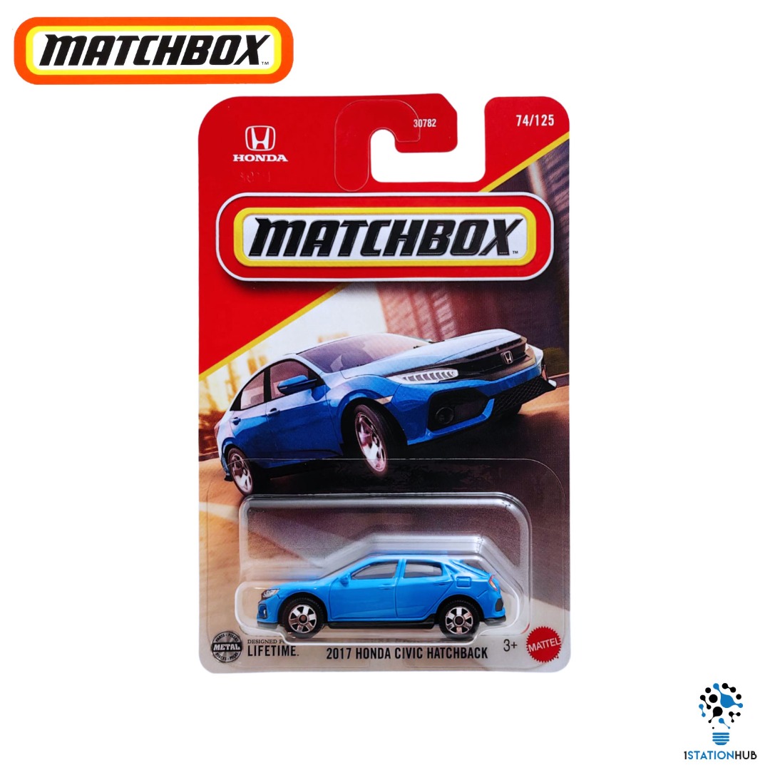 Matchbox 2017 Honda Civic Hatchback Car | MBX Mattel Cars Collector ...