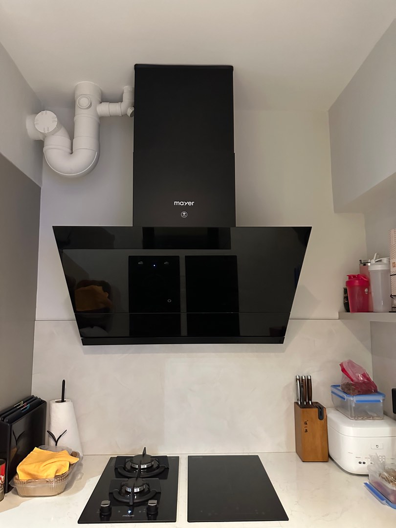Mayer angled chimney hood MMSH8099-L, TV & Home Appliances, Kitchen ...