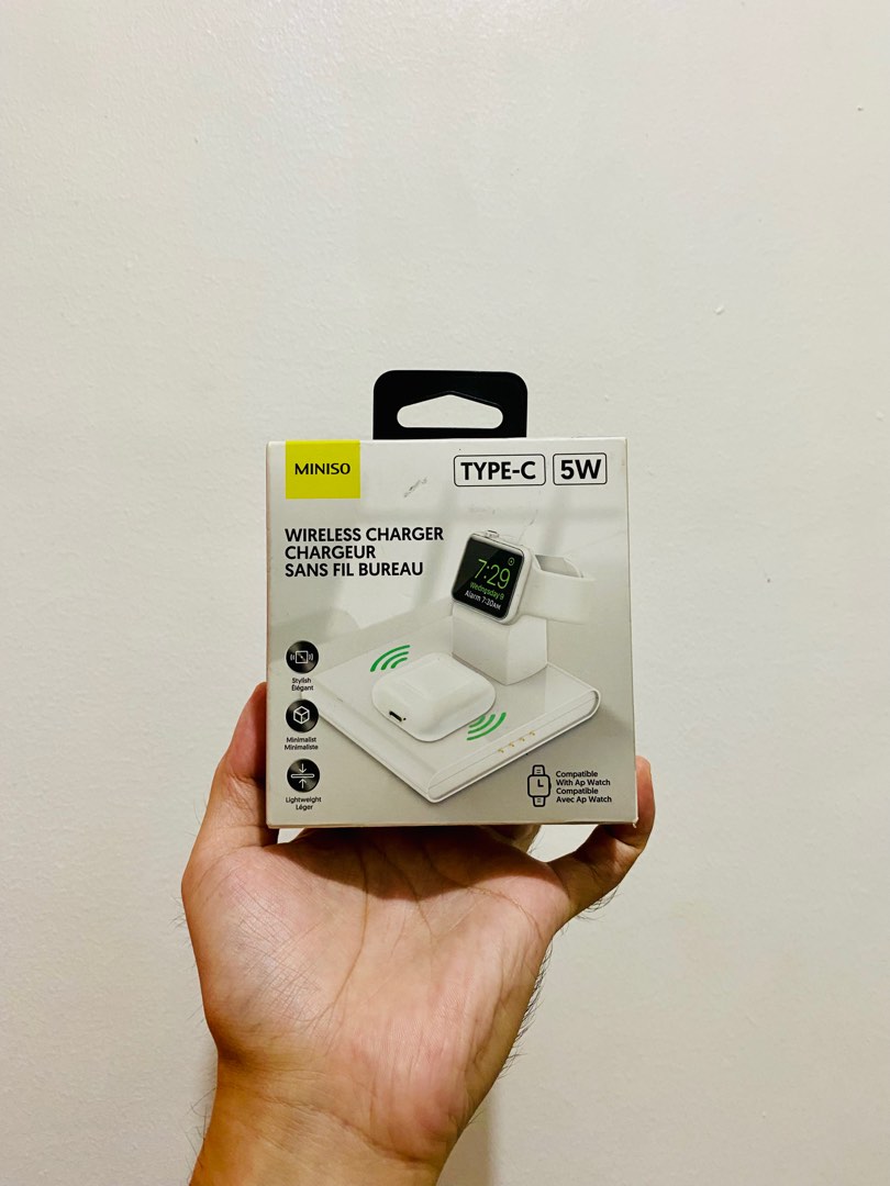 Miniso Wireless Charger Dock, Mobile Phones & Gadgets, Mobile & Gadget ...