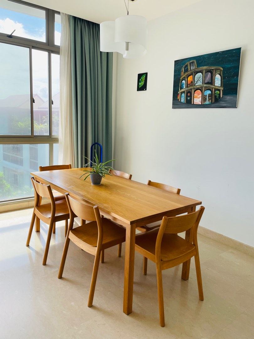 MUJI Dining Table Set, Furniture & Home Living, Furniture, Tables ...