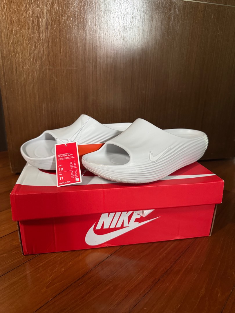 Nike Rejuven8 Slides Summit White, Men's Fashion, Footwear, Flipflops ...